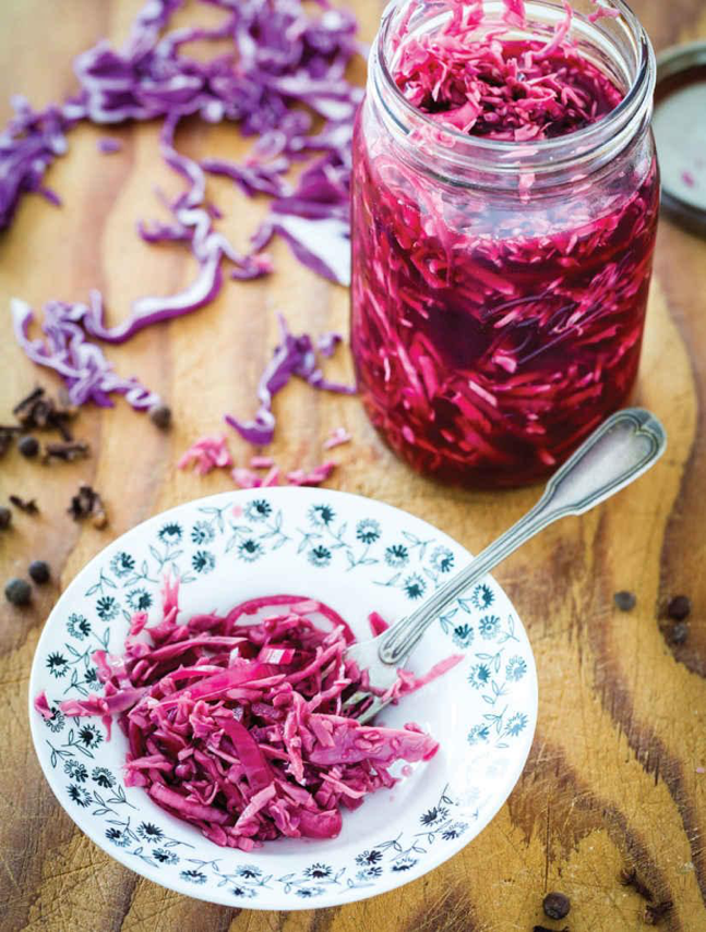 Pickled Red Cabbage & Onion Relish - Secret Menu